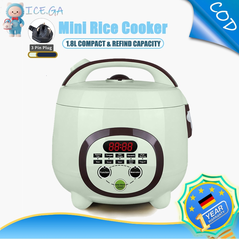 Mini Rice Cooker 1.8LElectric Cooker Electric Heating Non-Stick Cooker ...