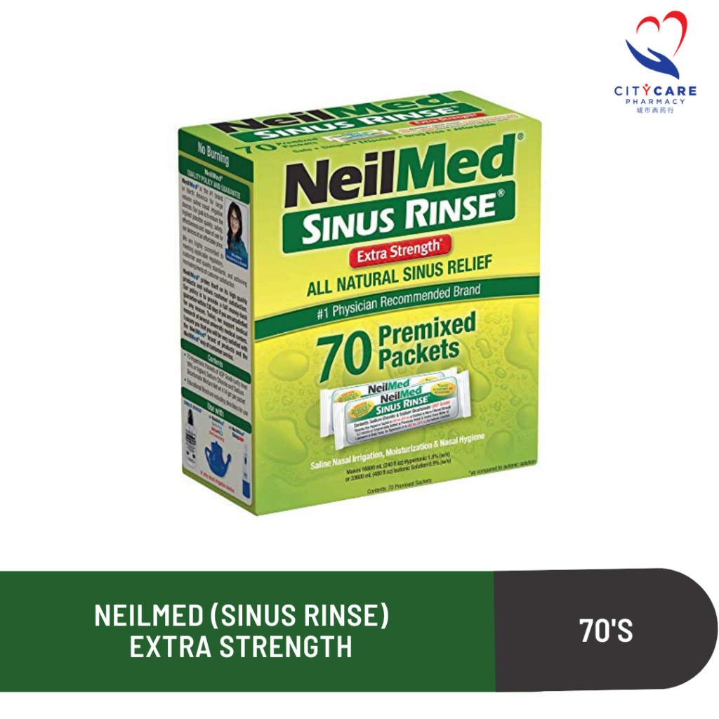 NeilMed Sinus Rinse - Extra Strength 70's | Shopee Malaysia