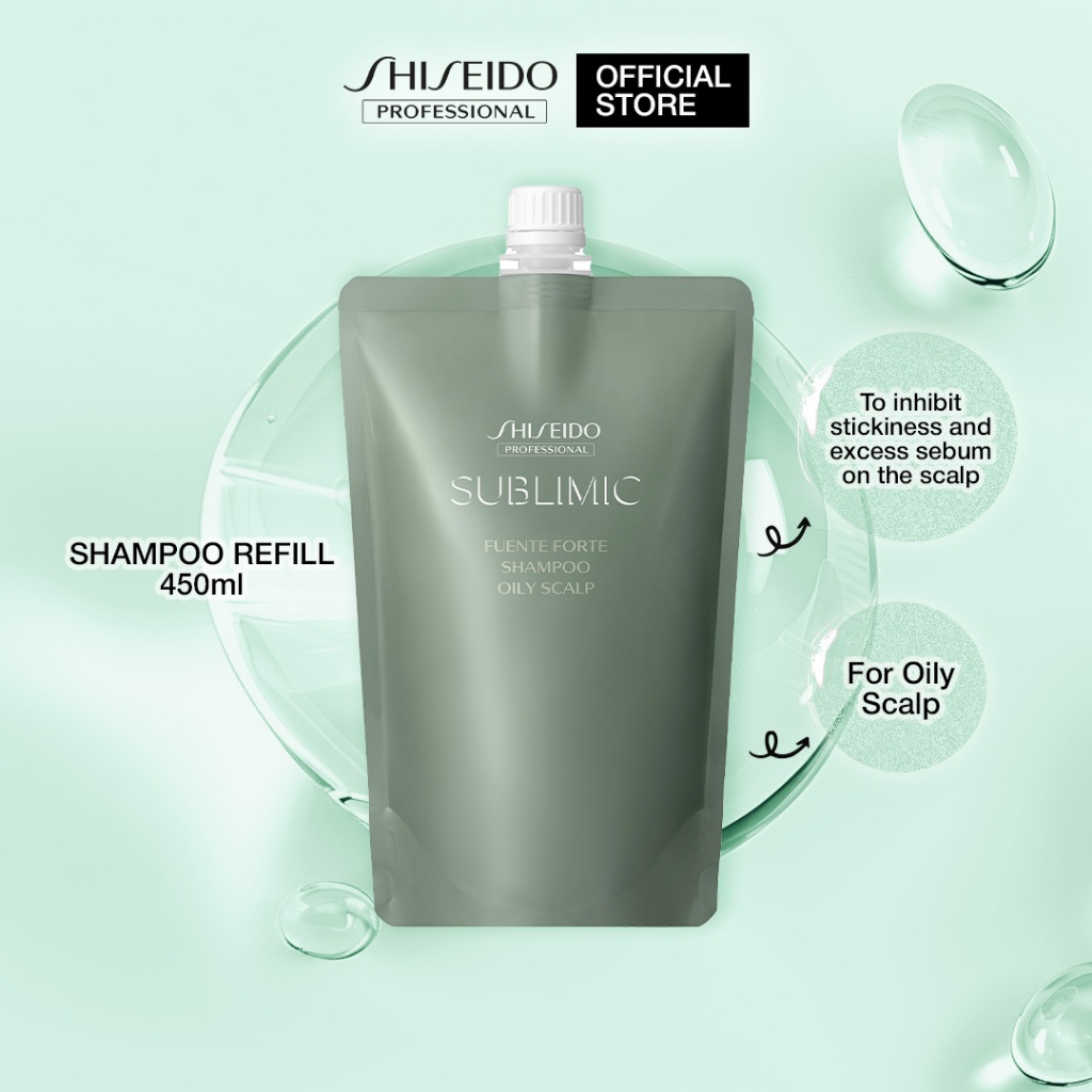 SHISEIDO PROFESSIONAL Sublimic Fuente Forte Shampoo (Oily Scalp) Refill ...
