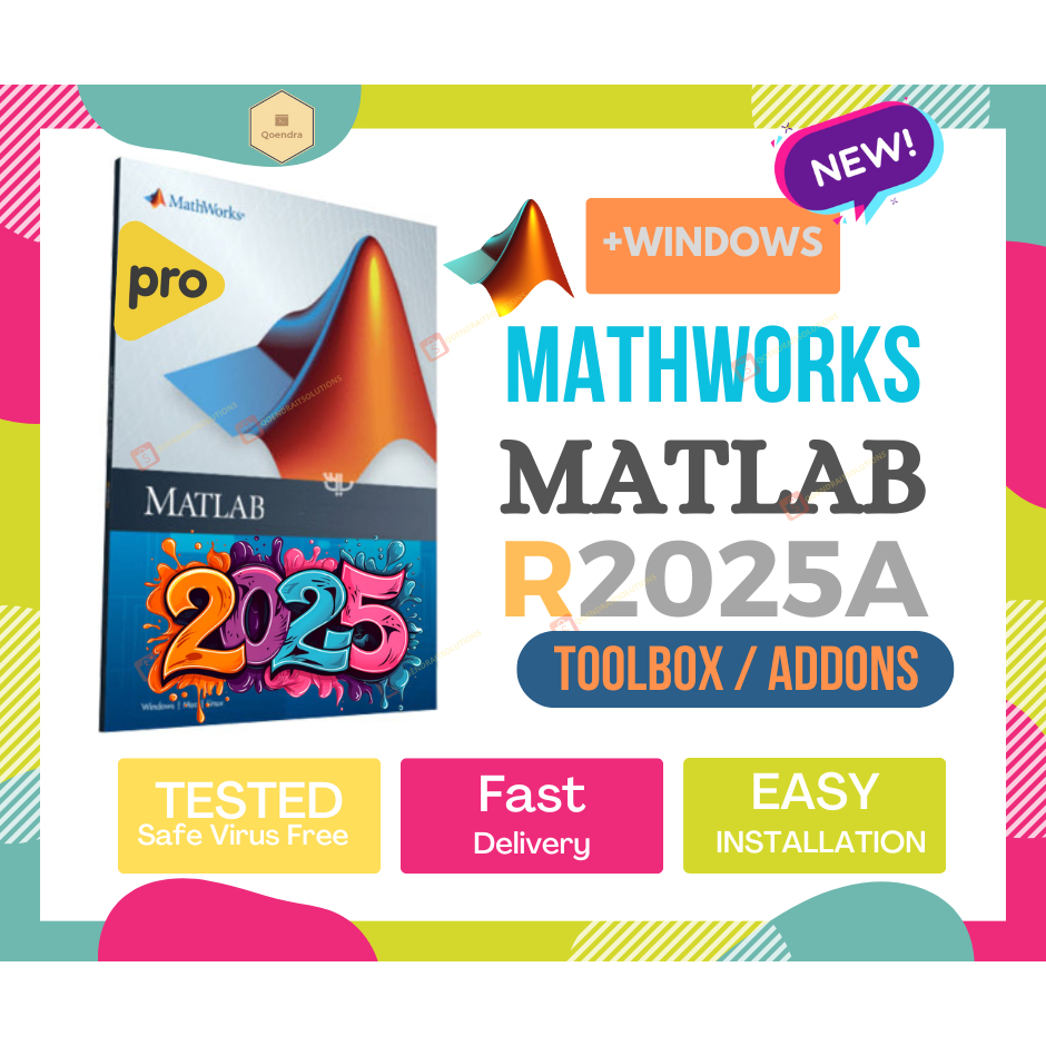 Mathworks 𝐌𝐀𝐓𝐋𝐀𝐁 𝐑𝟐𝟎𝟐𝟓𝐀 + 𝐅𝐔𝐋𝐋 𝐓𝐨𝐨𝐥𝐛𝐨𝐱 𝑨𝒅𝒅𝒐𝒏𝒔 🔥Video Install🔥 For Win 𝐀𝐜𝐭𝐢𝐯𝐚𝐭𝐞𝐝 | Shopee Malaysia