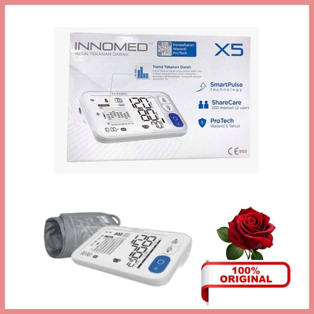 INNOMED X5 TMB‑2088 BP Monitor | Bluetooth, 2 Users, 250 Memory ...