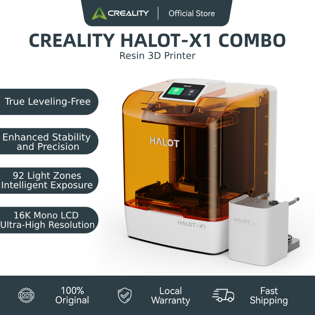 CREALITY HALOT-X1 COMBO Resin 3D Printer with 16K Mono LCD Ultra-High ...