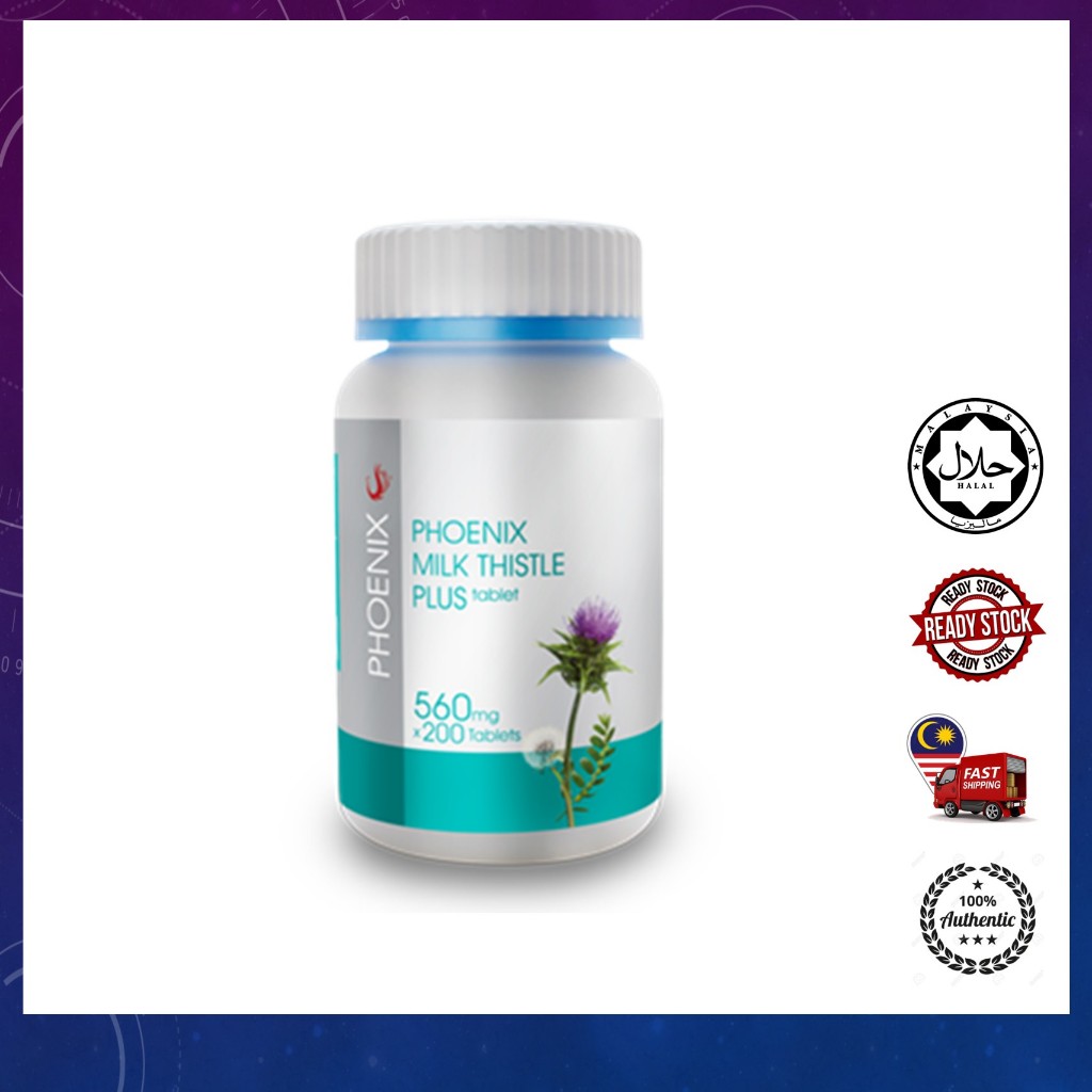 Phoenix Milk Thistle Plus Dandelion Phyllanthus (200 Tablets) 奶蓟精华补肝 ...