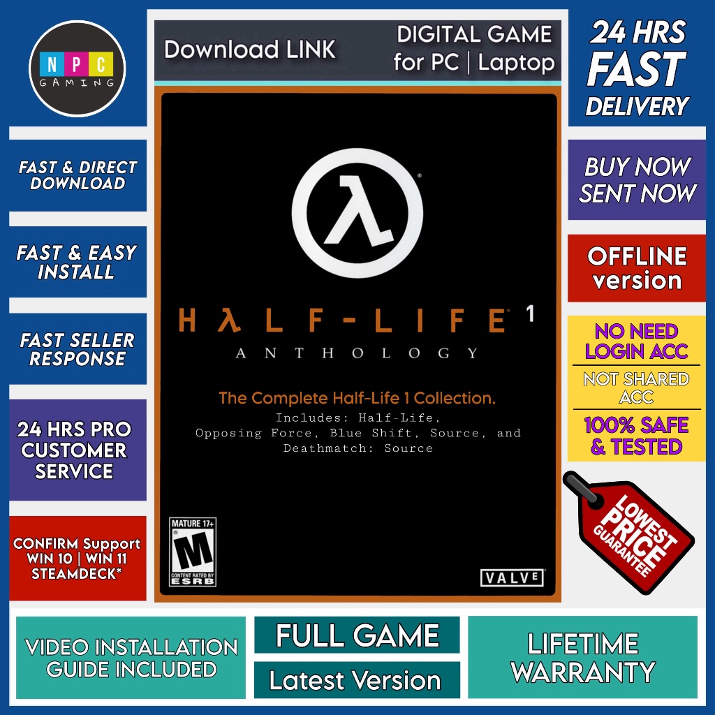 🔥【PC】Half-Life 1 Anthology - Offline [Instant Delivery | Fast Digital ...