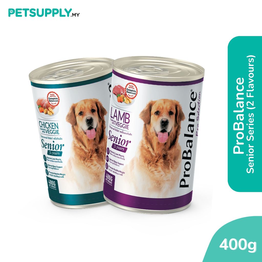 Probalance 400g Senior Loaf With Vegetable Wet Can Food - 2 Flavours | Shopee Malaysia