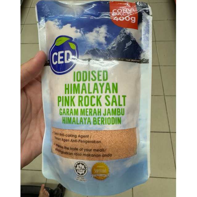 CED Iodized Himalayan Pink Rock Salt Garam Merah Jambu Himalaya ...