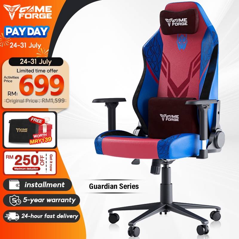 GAMEFORGE Gaming Chair Guardian Series office Chair Kerusi Gaming Seat ...