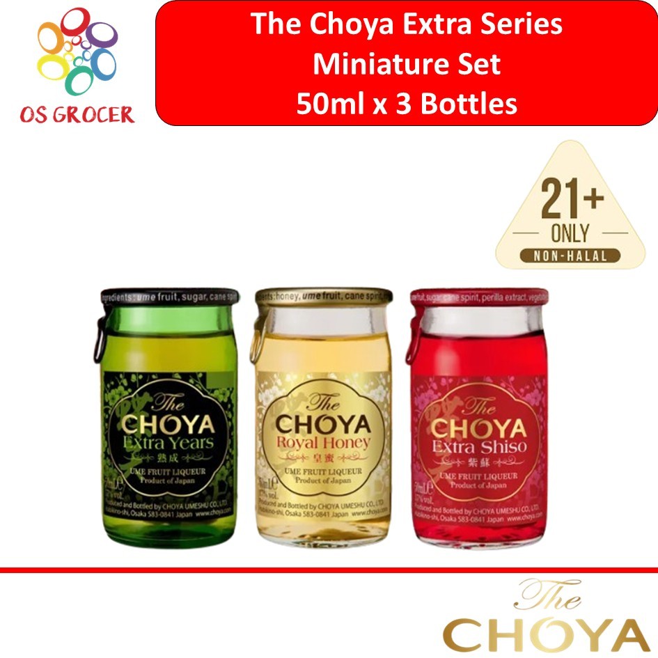 The Choya Extra Series Miniature 50ml x 3 Bottles | Shopee Malaysia