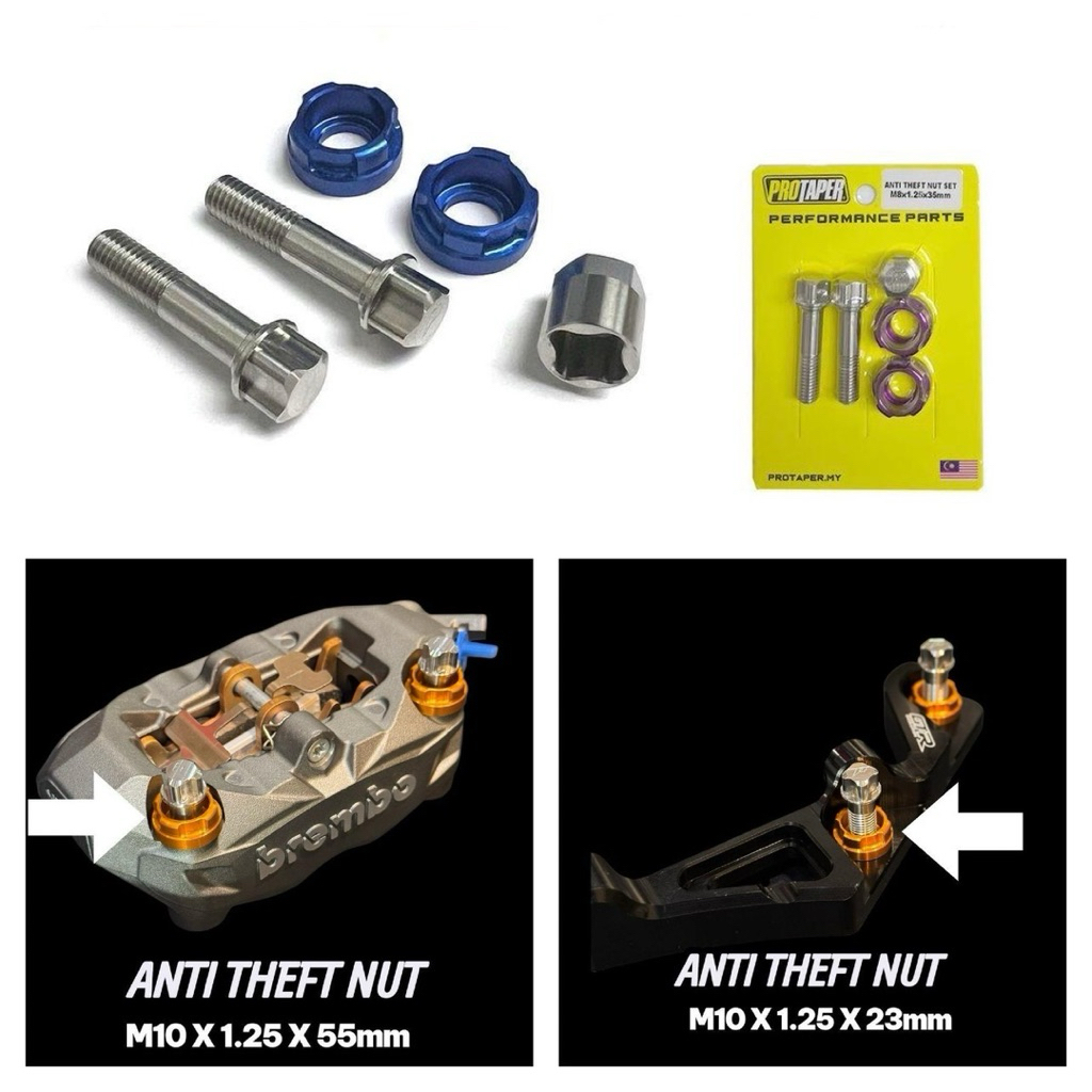 PROTAPER CALIPER SCREW STAINLESS STEEL | M10 X 1.25 X 23MM / 55MM ...
