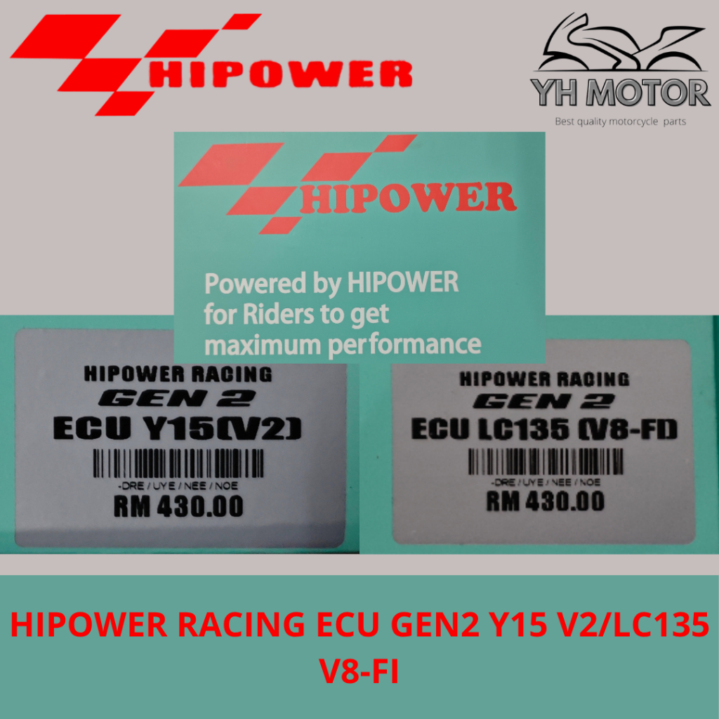 HIPOWER RACING ECU GEN2 Y15ZR V1/V2/ LC135 V8-FI/ Y16ZR/RSX150 ORIGINAL ...