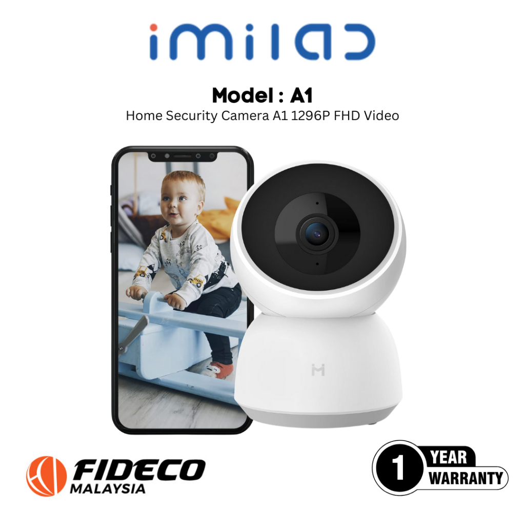 IMILAB A1 Global Version 360 PTZ Smart Camera IP CAM CCTV With Power ...