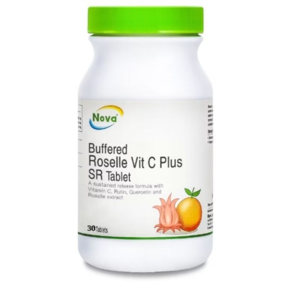 NOVA Buffered Roselle Vit C Plus SR tab 30s/100s | Shopee Malaysia