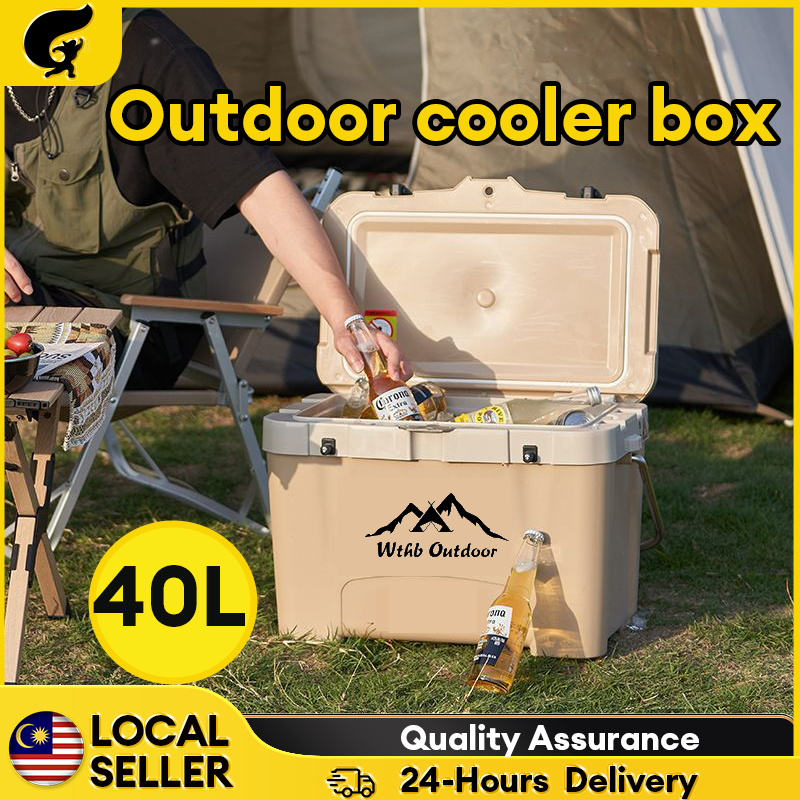 🔥Ready Stock🔥Outdoor 40L Cooler Box Camping Ice Box Picnic Food&Drink ...