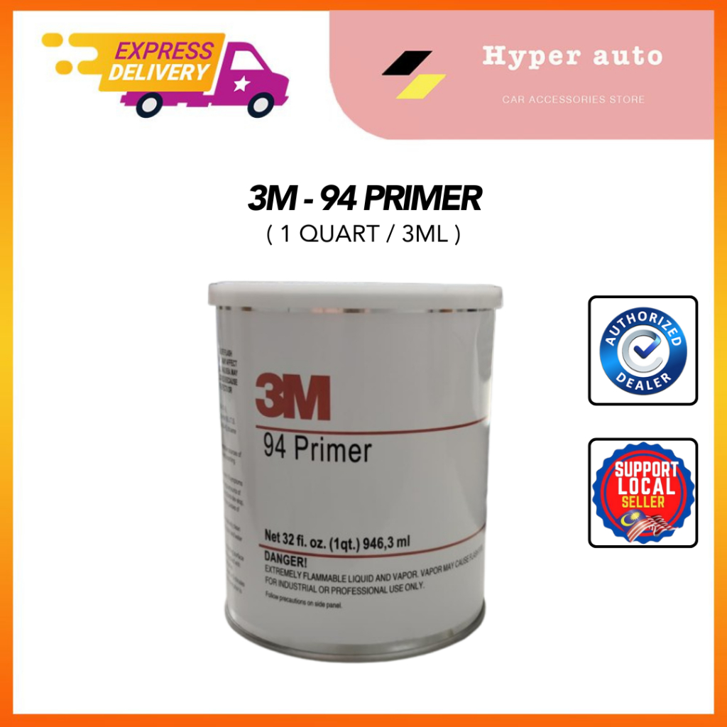 3M 94 Primer 946ml | Original Adhesion Promoter for Double Sided Tape, Vinyl Wrap, Car Trim ...