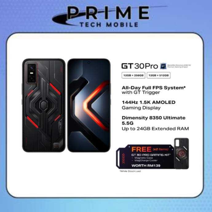 Infinix GT30 Pro 5G 512/256GB+12GB(UP TO 24GB) **FREE GAMING KIT ...