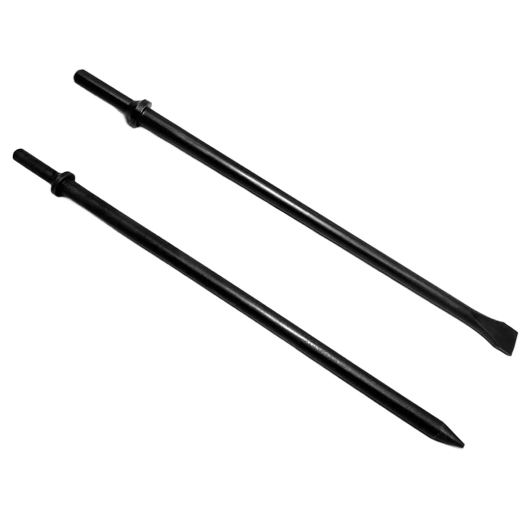 Pneumatic Cold Chisel Set extend chisel 18" 450mm Long for Concrete and ...