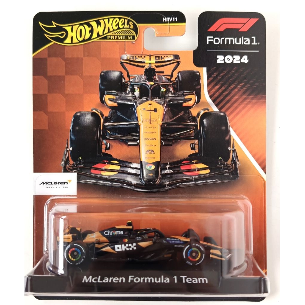 Hot Wheels 2025 Premium Formula 1 Racing -McLaren Formula 1 Team [#4 ...