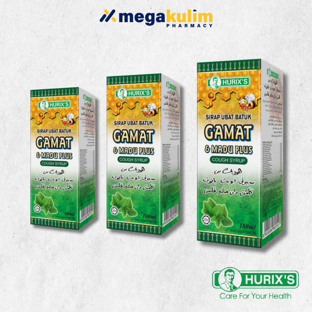 Hurix's Gamat & Madu plus Cough Syrup (60mL / 100mL / 180mL) | Shopee ...