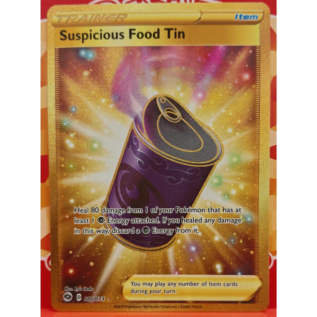 Suspicious Food Tin (Secret) -Rarity:80/73 / Secret Rare- Champion's ...