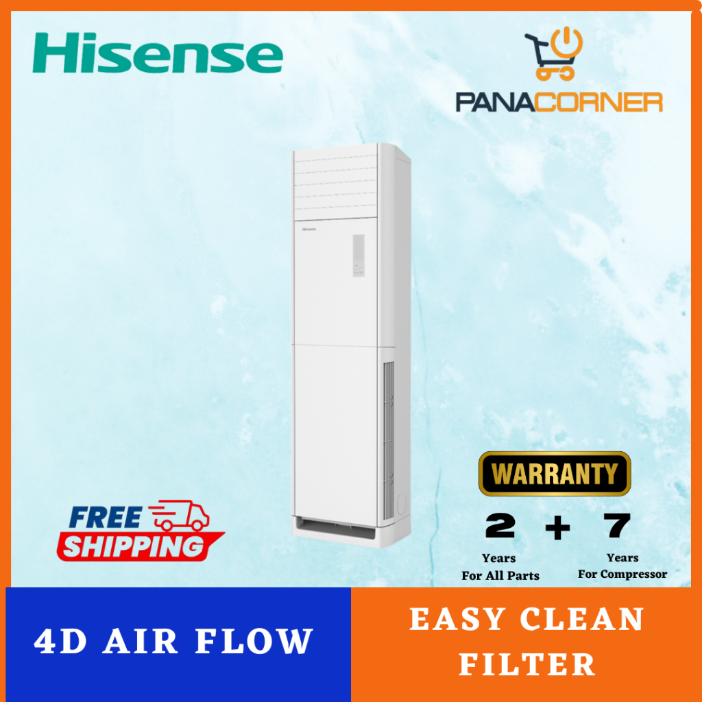 (FREE SHIPPING ) HISENSE Floor Standing Non Inverter R32 Air ...