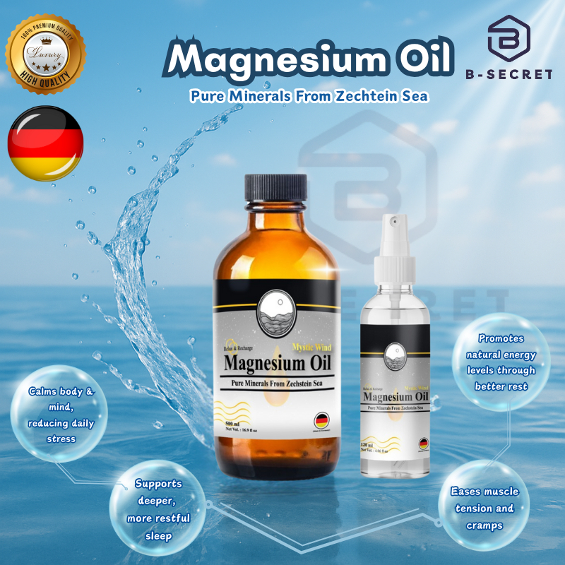 Zechstein Magnesium Oil - Minyak Magnesium untuk melegakan tekanan ...