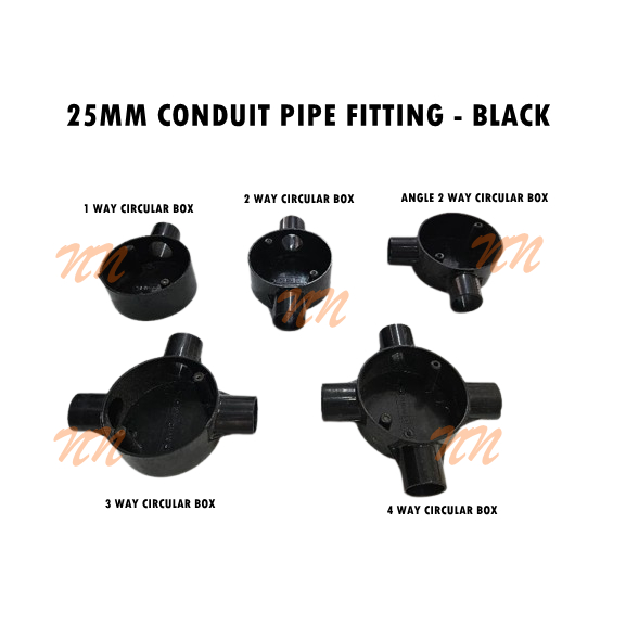 25MM HIGH IMPACT PIPE FITTING - BLACK | Shopee Malaysia