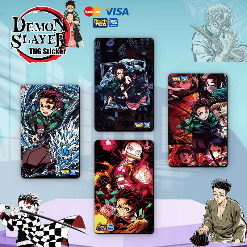 Demon Slayer (Series 1) TNG Pelekat - Tng Touch N Go/Bank kad pelekat ...