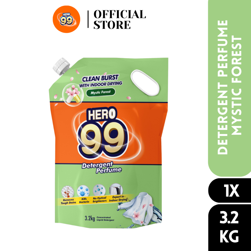 HERO 99 DETERGENT PERFUME MYSTIC FOREST | 3.2KG | Shopee Malaysia