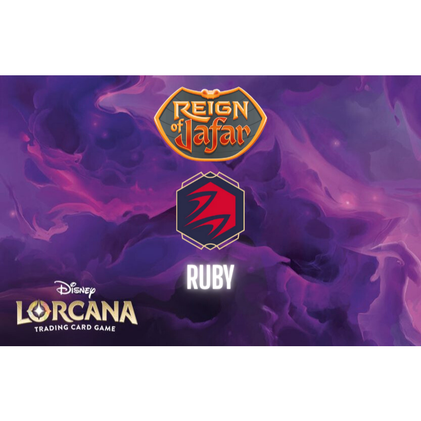 Disney Lorcana TCG Reign of Jafar - Ruby (Rare - Super Rare) | Shopee ...