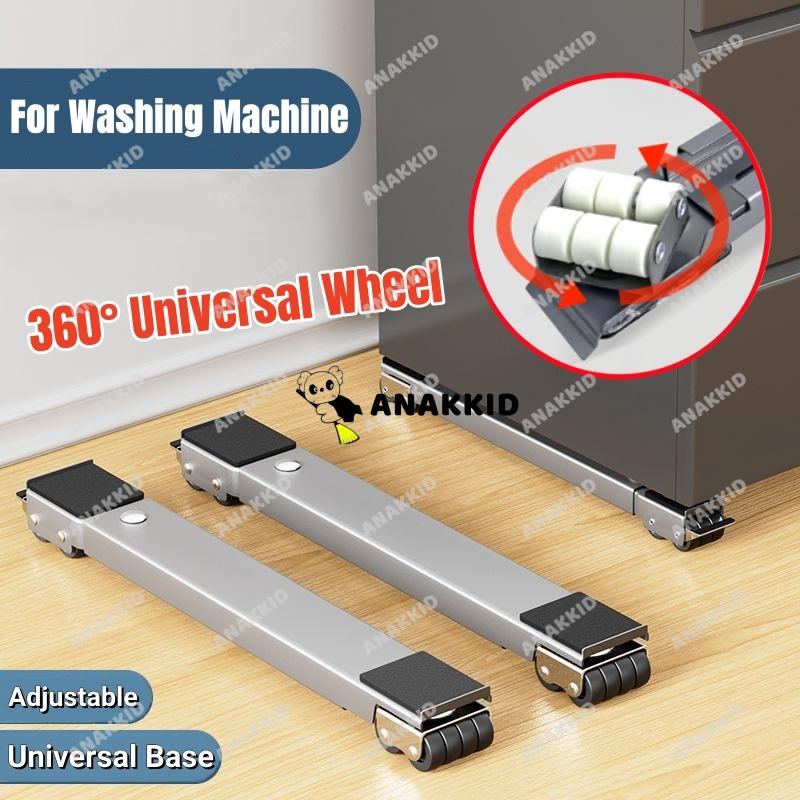 MY AnakKid Washing Machine Base With 360° Wheels Fridge Roller Base ...