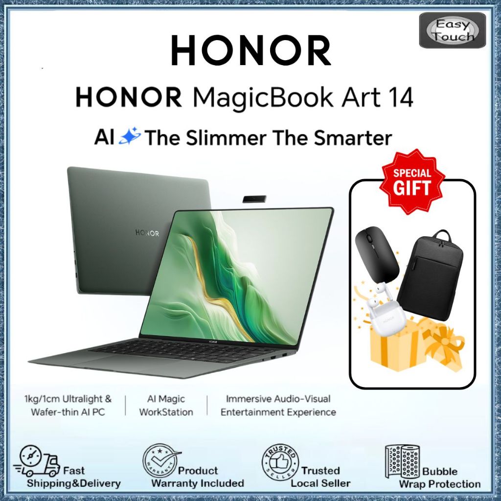 HONOR MagicBook Art 14 Ultralight&Wafer-thin AI | AI Magic WorkStation | Immersive Audio-Visual ...