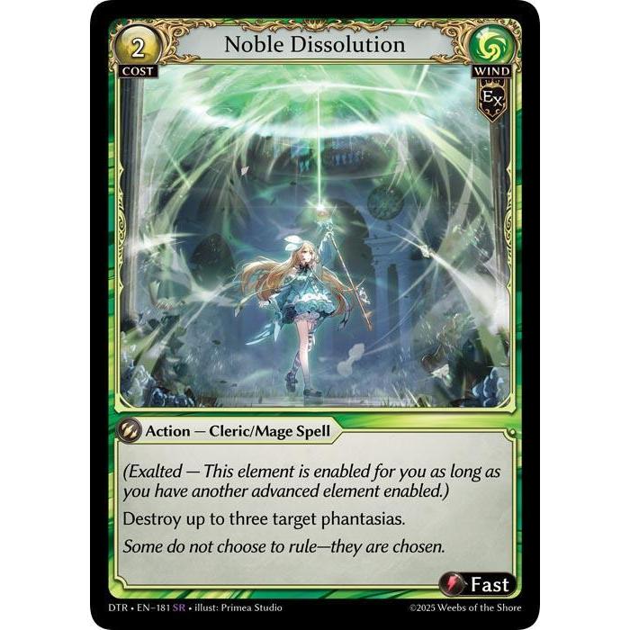 Grand Archive TCG - Noble Dissolution - Distorted Reflections (DTR1E ...