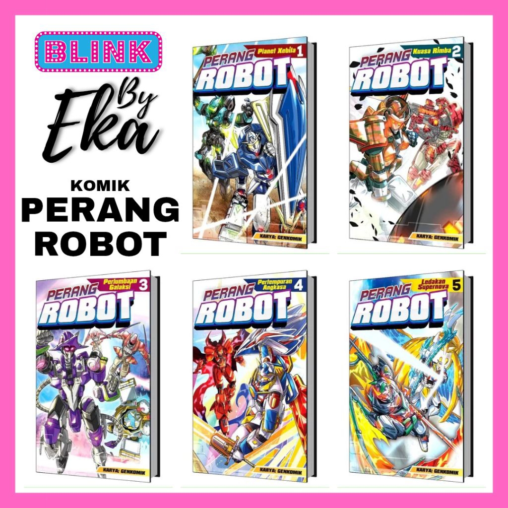 Komik Perang Robot 1 2 3 4 5 | Komik Kanak-kanak | Blink Publishing BKB ...