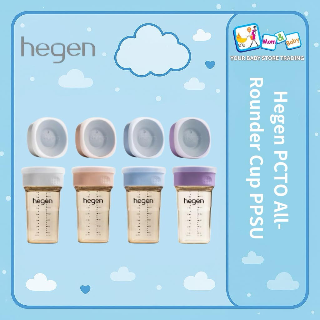 Hegen PCTO 240ml/8oz All-Rounder Cup PPSU (White/Pink/Blue/Purple) (12 months and above ...