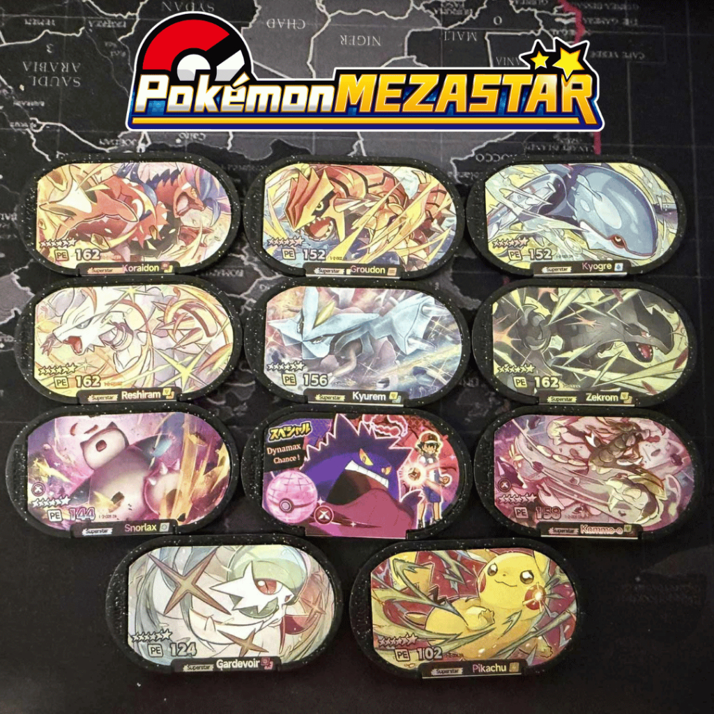 Pokemon Mezastar 6 Star Disk Card Superstar | Shopee Malaysia