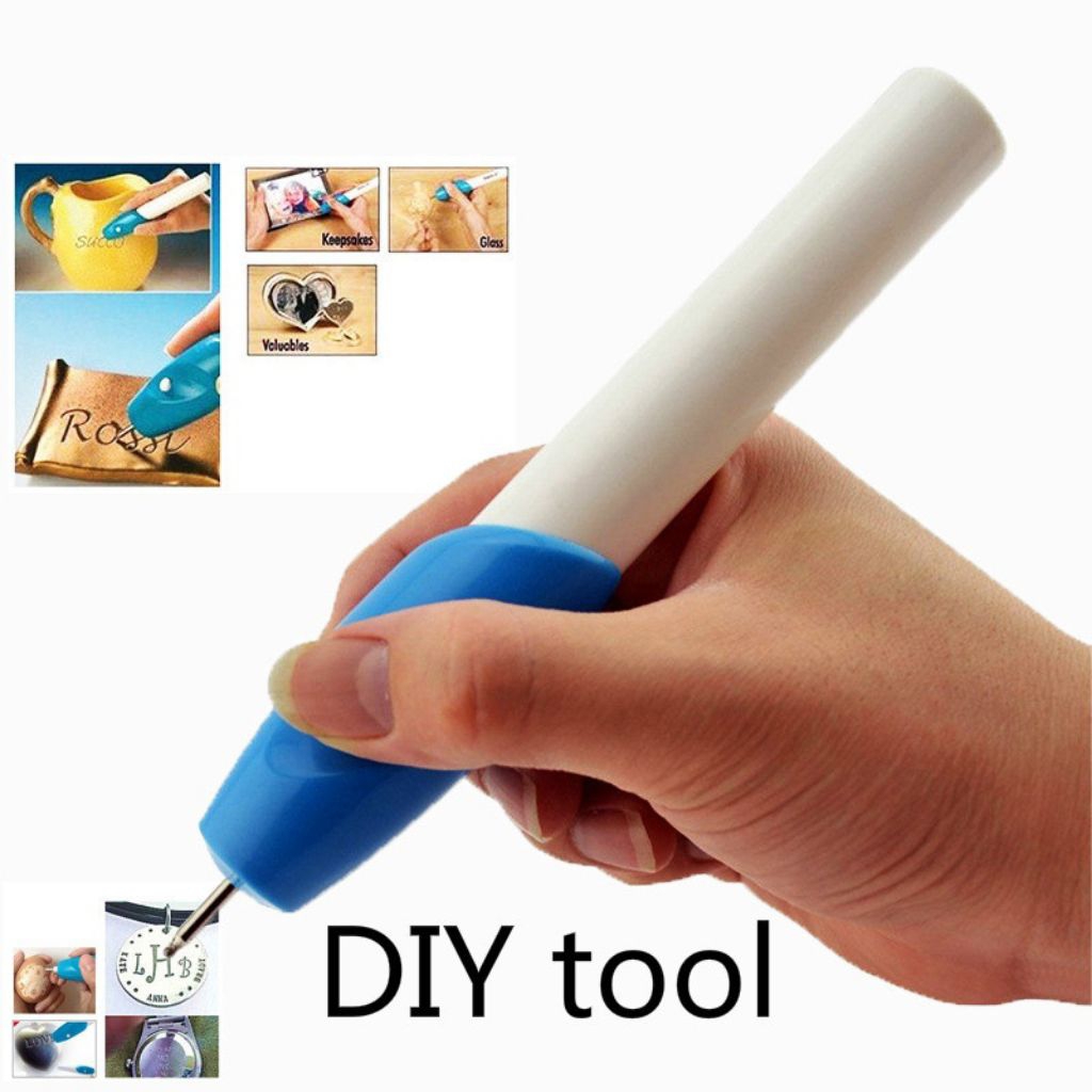 mini Electric engraving pen Jewellery Glass Wood Engraver Carving ...