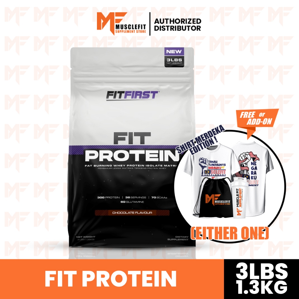 Fit First Fit Protein 3 Lbs/1.3 kg + Gift - Makanan Tambahan Whey ...