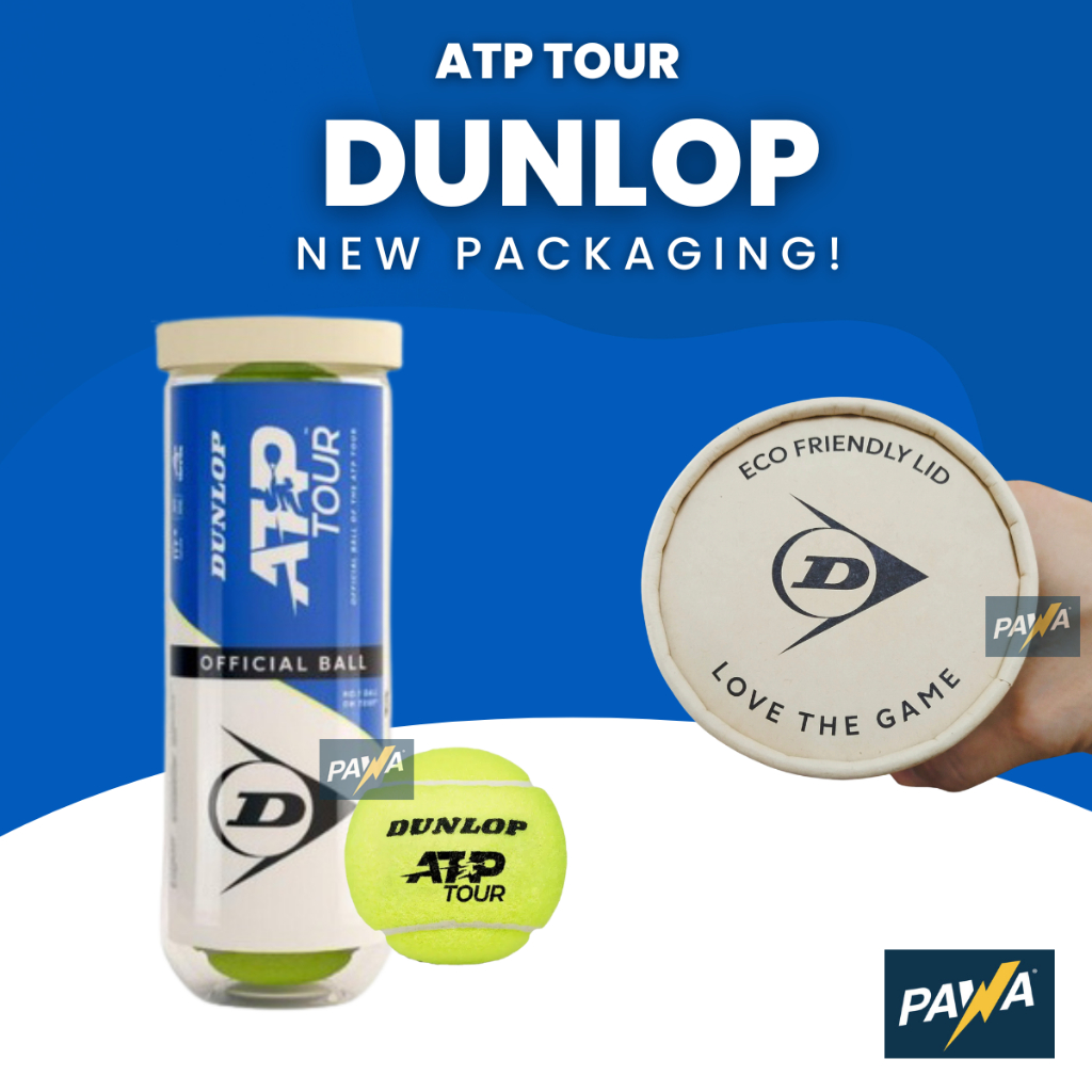 DUNLOP ATP Tour Official Tennis Ball – Premium Quality 3 Balls Per Tube ...