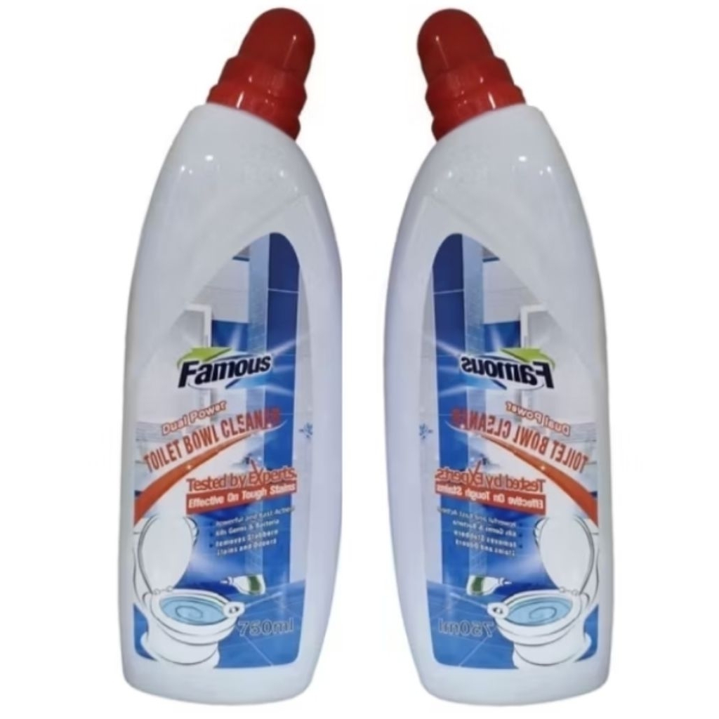 FAMOUS Dual Power Toilet Bowl Cleaner 750ml | Shopee Malaysia
