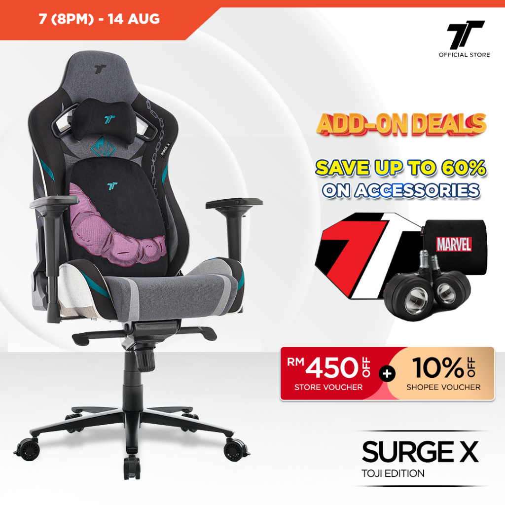 TTRacing Surge X Toji Jujutsu Kaisen Edition Gaming Chair Office Chair ...