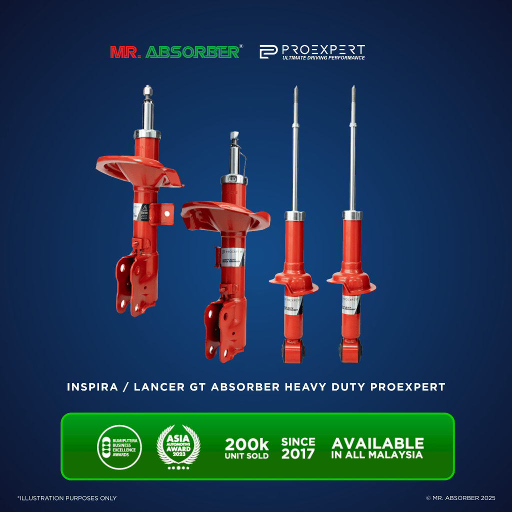 Proton Inspira / Lancer GT Proexpert Heavy Duty Absorber | Shopee Malaysia