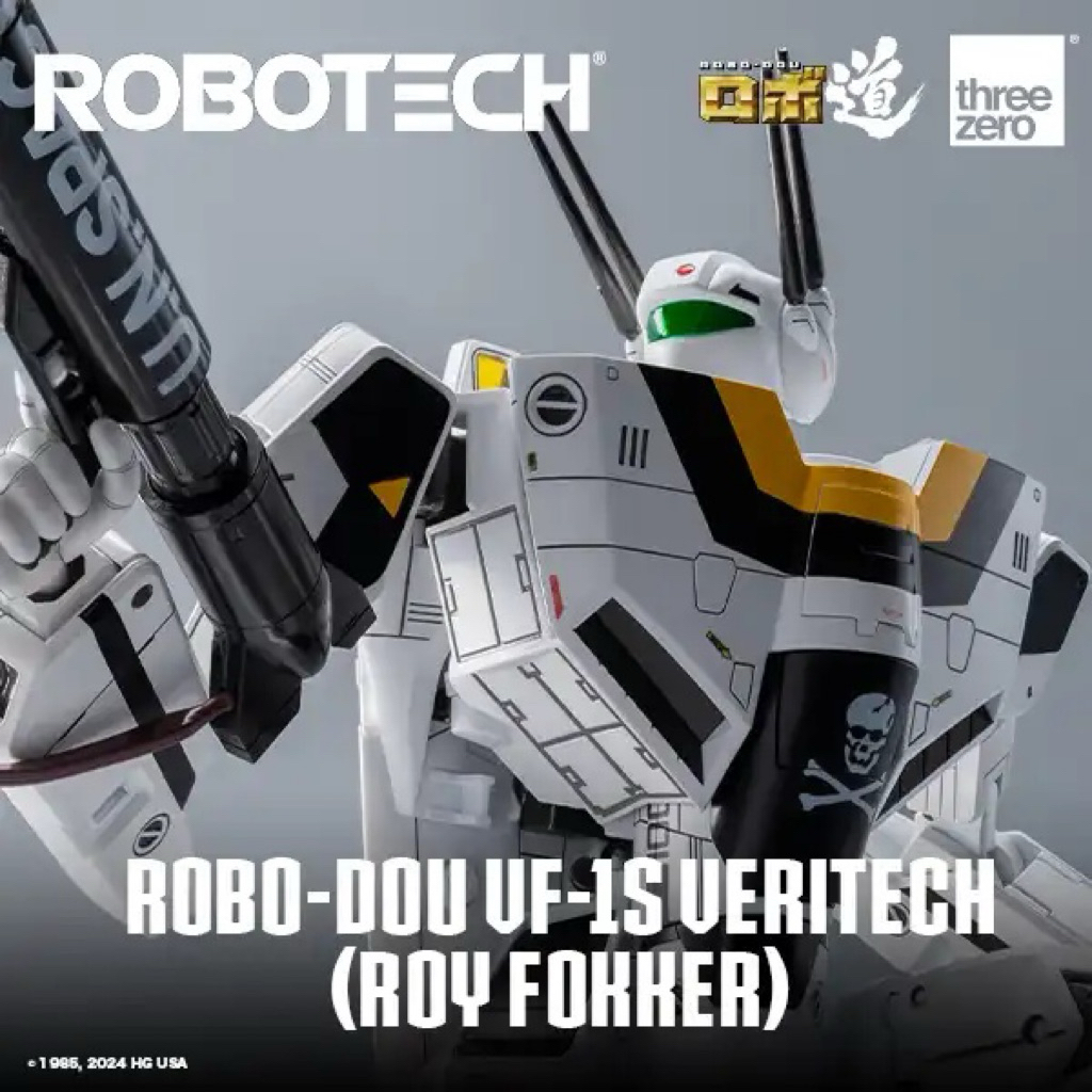 Threezero Robo-Dou Robotech VF-1S Veritech (Roy Fokker) | Shopee Malaysia
