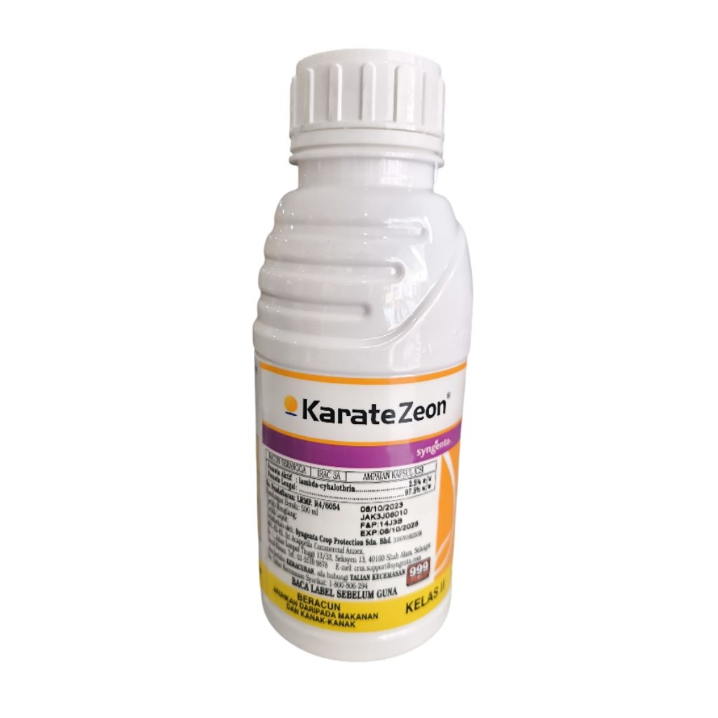 Karate Zeon Sygenta lambda cyhalothrin racun kesing & serangga 500 ml ...