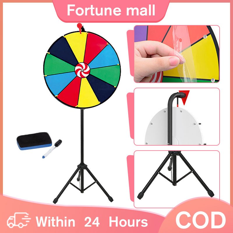 30cm Diameter Fortune Wheel roda impian Gift Spin & Win Lucky Draw ...