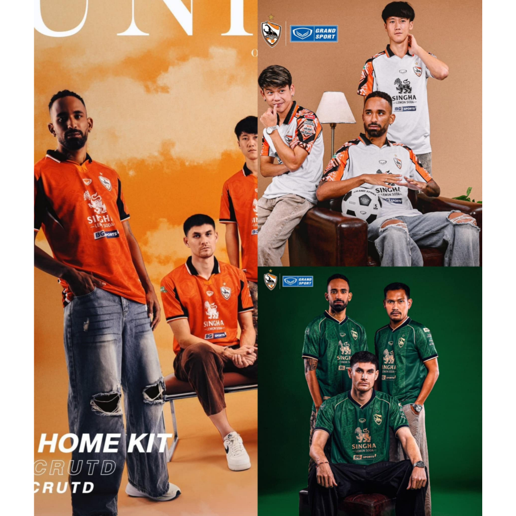 [PRE-ORDER] CHIANG RAI UNITED CRUTD HOME/AWAY Kits 2025/26 Football ...