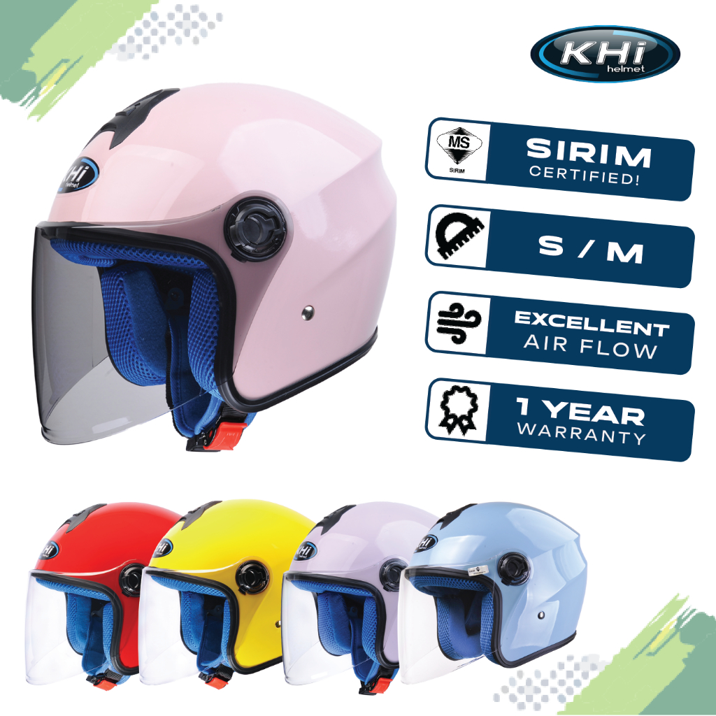 KHI KC1 KC2 Children / Kid Motorcycle Helmet | Sirim JPJ Approved ...