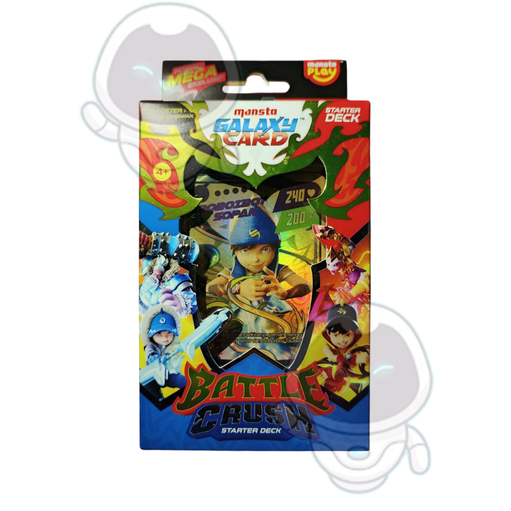 🆕 Monsta Boboiboy Galaxy Card Starter Deck Battle Crush V10 2025 ...