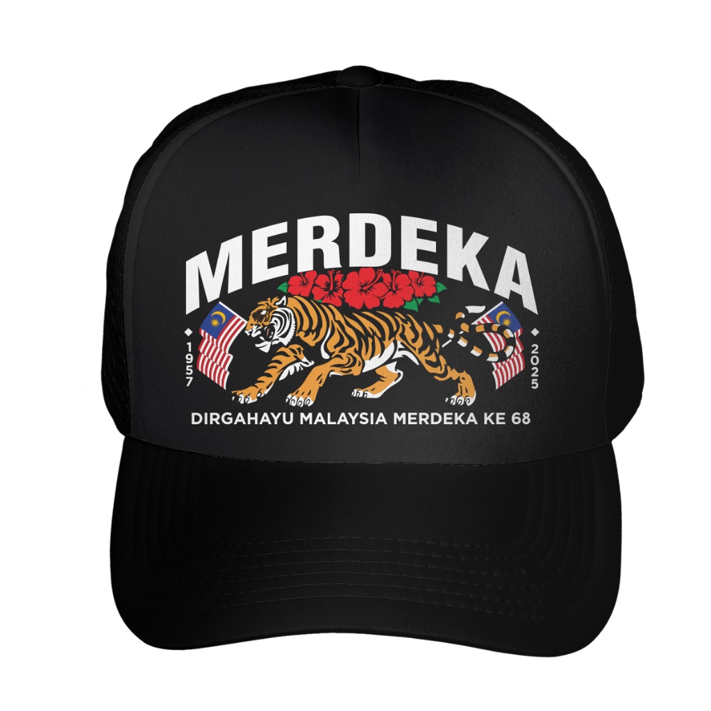 Merdeka 2025 Topi Viral Malaysia Harimau Malaya Snapback Trucker Cap ...
