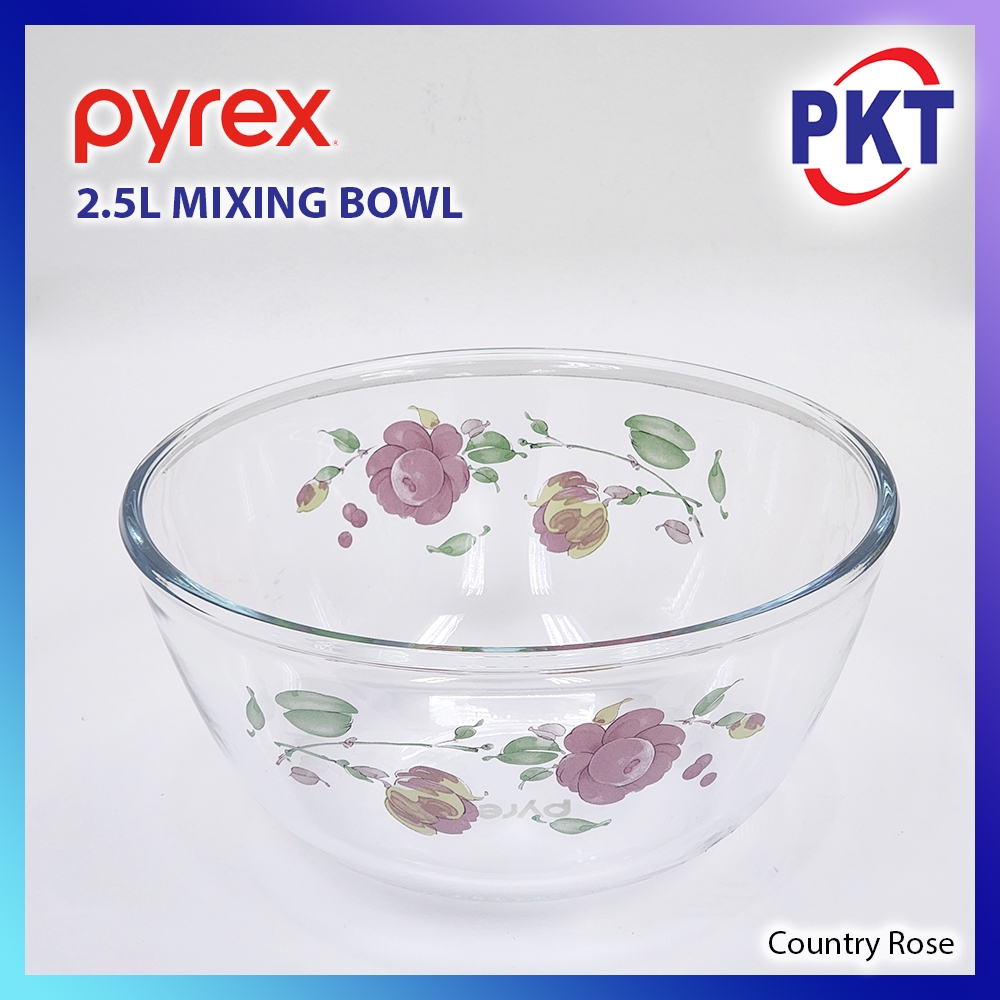 Pyrex Borosilicate Glass Bakeware 2.5L Mixing Bowl – Big Huge Mangkuk ...