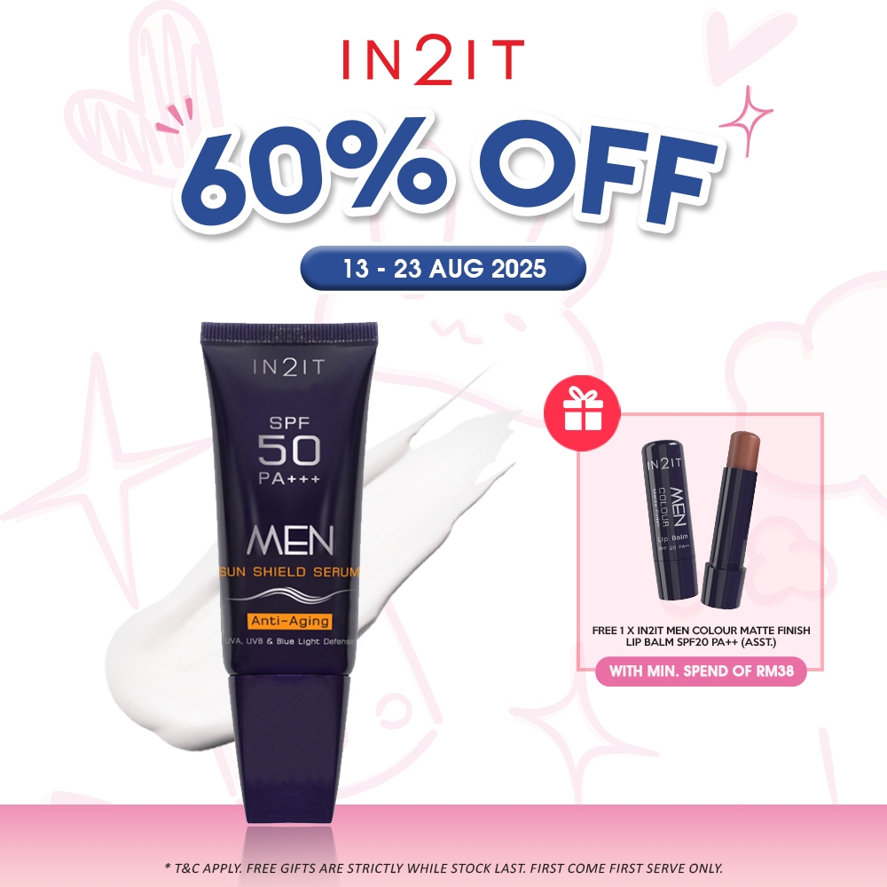 IN2IT Men Sun Shield Protection Serum SPF 50PA+++ (MSKM01) | Shopee ...